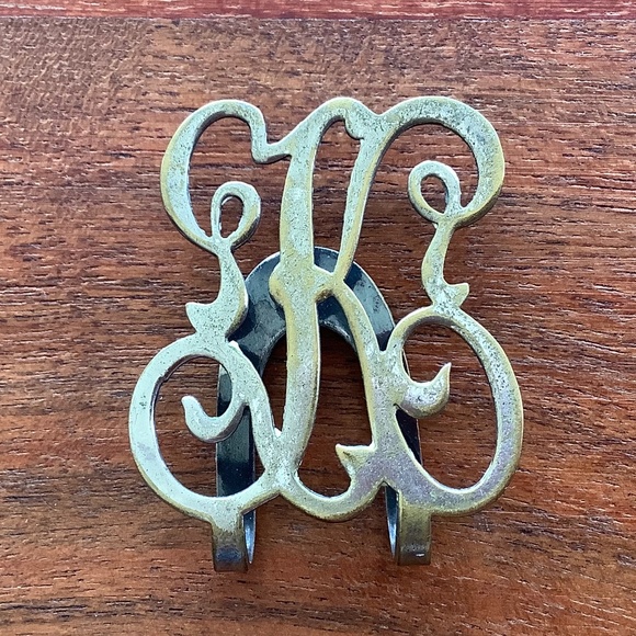 Apollo Silver Co | Jewelry | Antique Silverplate K Monogram Money Clip ...